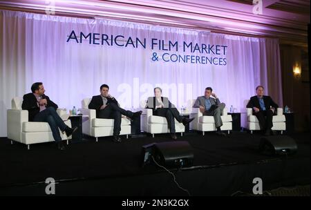 Nolan Gallagher, left, and John Sloss attend the 2014 American Film ...