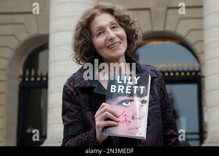 Australian writer Lily Brett poses after winning the foreign literature ...