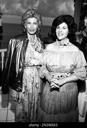 Ofira Navon with Mrs. David Begelman at the party for Israel's First ...