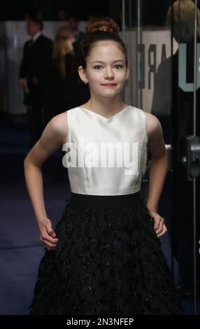 Mackenzie Foy poses for photographers upon arrival at the premiere of ...