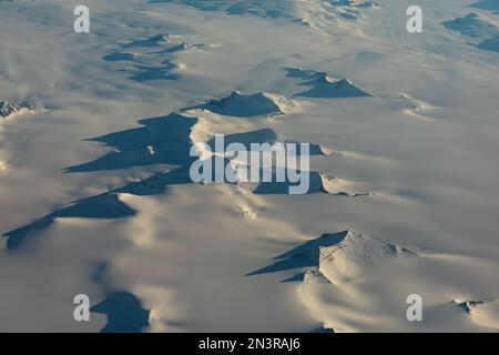 Greenland Ice Field From Above Stock Photo - Alamy