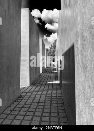 Concrete cuboid stelae, Memorial to the Murdered Jews of Europe ...