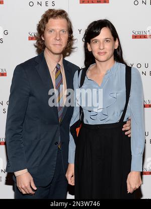 Director Jake Paltrow and wife Taryn Simon attend the "Young Ones ...