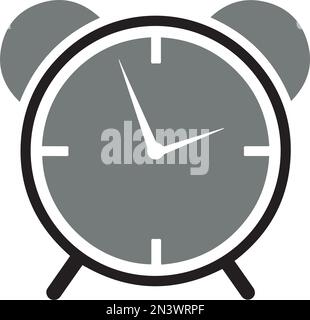 Vector Illustration of a Grey Round Icon for Number 8 isolated on a ...