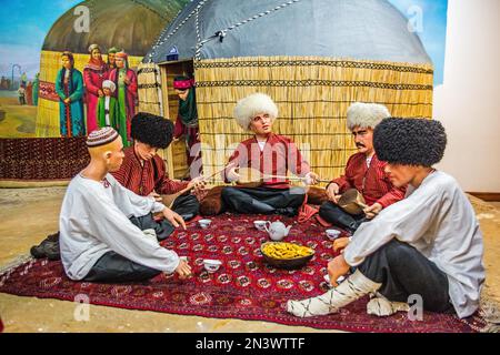 Life in Yurts, Mary History Museum, Turkmenistan, Mary, Turkmenistan ...