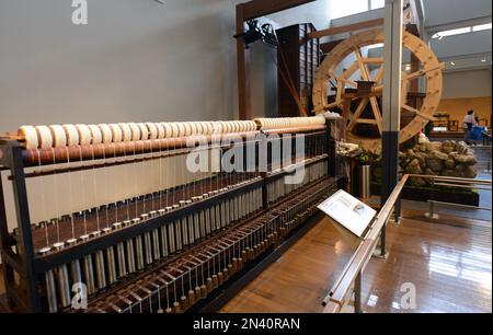The Textile Machinery Pavilion at the Toyota Commemorative Museum of ...