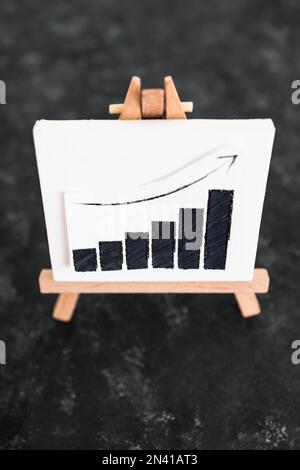 when will inflation go down. canvas with graph showing prices dropping ...