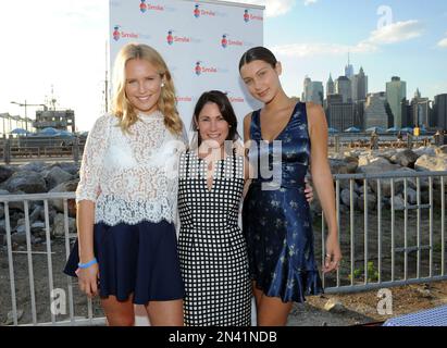 Susannah Schaefer, left, CEO, Smile Train, and Kristen Taekman, star of ...
