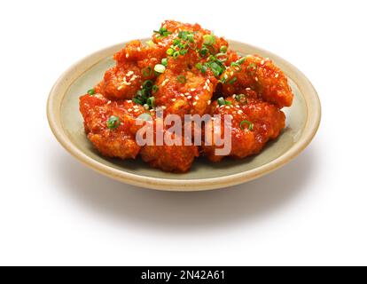 Yangnyeom chicken, Korean fried chicken Stock Photo - Alamy