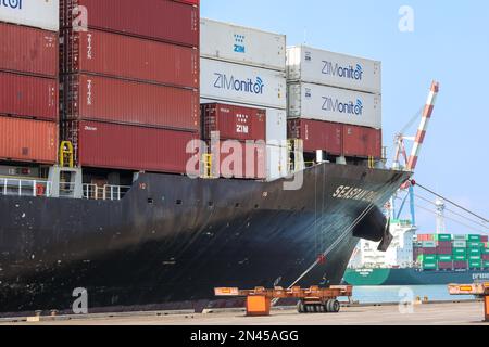Zim logo on a Shipping Container Stock Photo - Alamy
