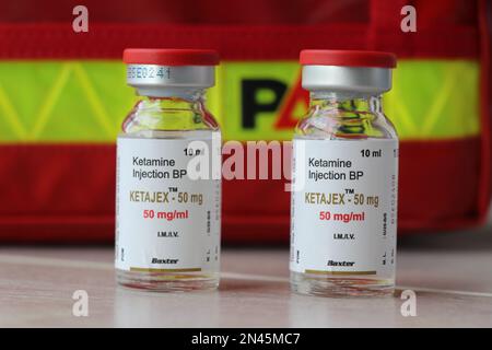 Ketamine for emergency injection Stock Photo - Alamy