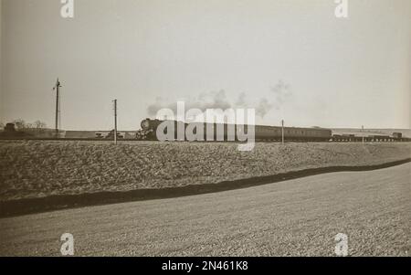 LNER K3 Class 2-6-0 steam locomotive No.2937 on a passenger train Stock ...