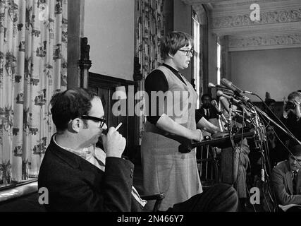 Assistant Professor Marlene Dixon tells a press conference that she ...