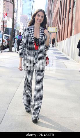Alison Brie at Drew Barrymore show to talk about new series Marvel's ...
