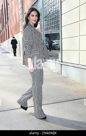 Alison Brie at Drew Barrymore show to talk about new series Marvel's ...