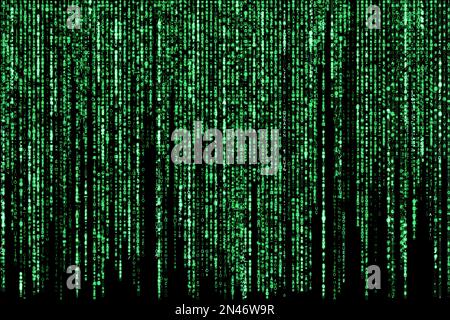 Virtual reality futuristic hacker Stock Photo - Alamy