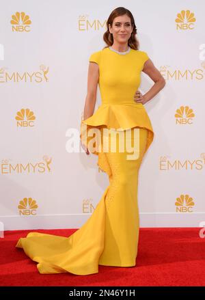 Kate Walsh arrives at the 66th Primetime Emmy Awards at the Nokia ...