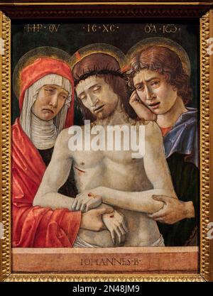 Pietà - tempera su tavola - Giovanni Bellini - 1460 - Milano, Italia ...