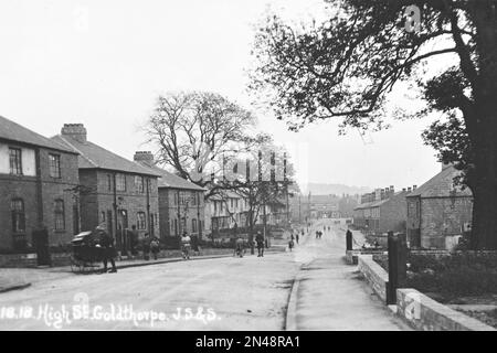 Goldthorpe south yorkshire mining village edwardian 1900's Stock Photo ...