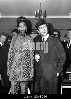 Miss World 1966 Reita Faria (Miss India) is congratulated on her ...