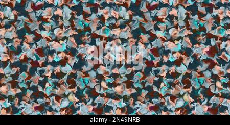 Camouflage wavy marble seamless border. Gradient blur for camo bohemian ...