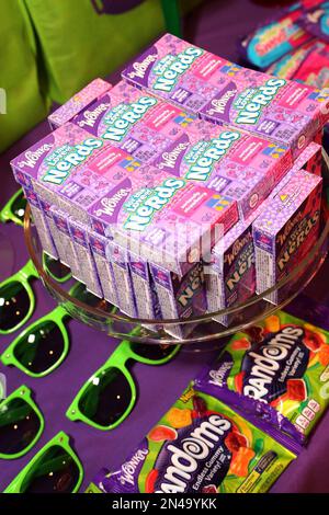 The WONKA Randoms candy bar is seen at an Emmy Awards gift suite on ...