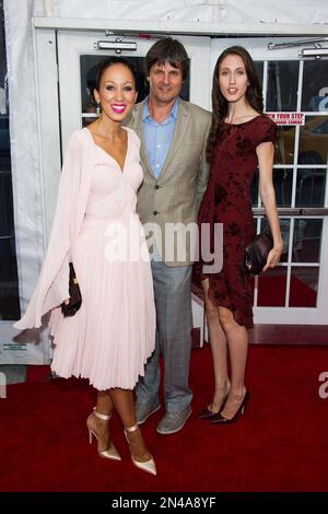 Anna Cleveland, Paul Van Ravenstein and model Pat Cleveland attend the ...