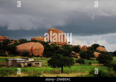 The village of Mashashane in Limpopo is charactarised by beautiful rock ...
