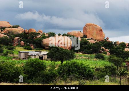 The village of Mashashane in Limpopo is charactarised by beautiful rock ...