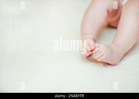 Child s feet and toes bottom view Stock Photo - Alamy