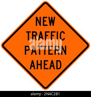 New warning sign Stock Photo - Alamy