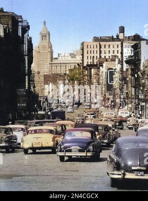 The Bowery, New York City, circa 1900 Stock Photo - Alamy