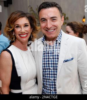 Yves Potvin, founder and CEO, gardein and Chef Roberto Martin are seen ...