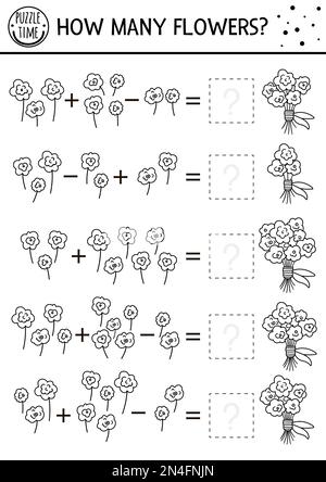 Mothers day black and white matching game with cute animals and head ...