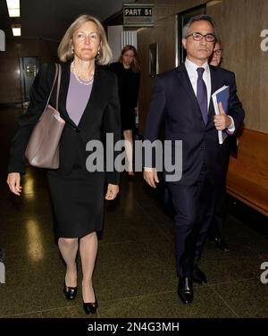 BNP Paribas general counsel Georges Dirani, accompanied by attorney ...