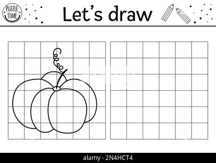 Copy the picture autumn themed game for kids. Complete the leaf game ...
