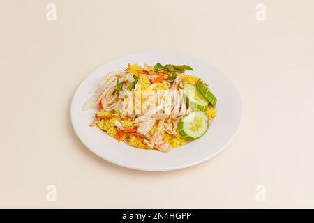 Com ga Nha Trang also know as fried chicken rice, Vietnamese food ...