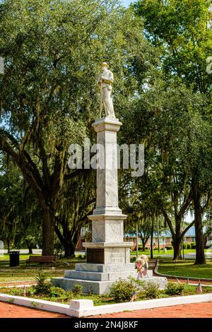 Confederate Memorial, Four Freedoms Park, Madison, Florida Stock Photo ...