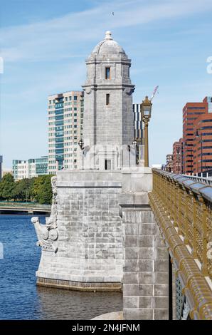 Boston Bridges: Longfellow Bridge spans the Charles River, linking ...