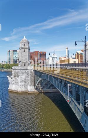 The Longfellow Bridge is a steel rib arch bridge spanning the Charles ...