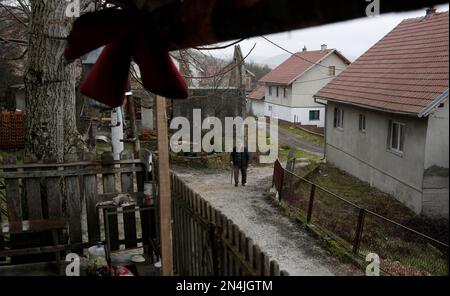 In this Feb. 5, 2014 photo, Gavrilo Princip's grandnephew Novak Princip ...