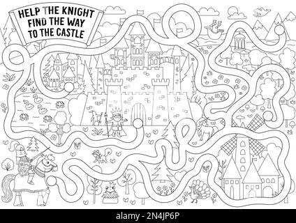 Candyland Castle Coloring Page