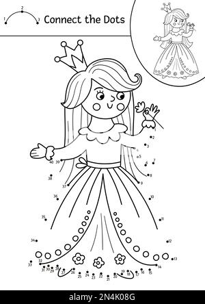 Connect the dots game. Flower printable worksheet for kids. Can be used ...