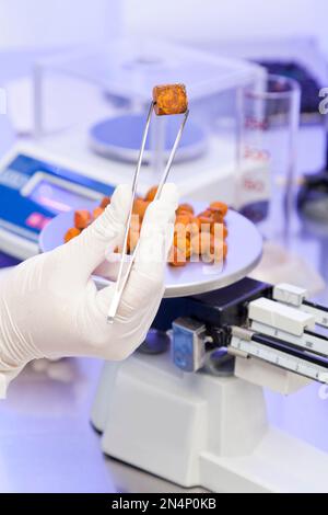 Product Handling In The Chemical Laboratory Stock Photo - Alamy