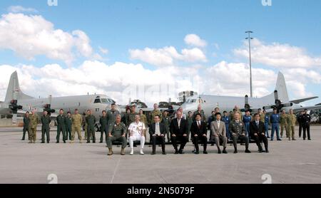 Australian Defence Force Group Captain Terry Deeth, poses for a ...