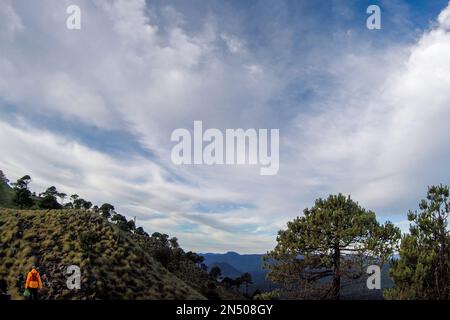 February 8, 2023, Mexico City, Mexico: Landscape of the Cumbres del ...