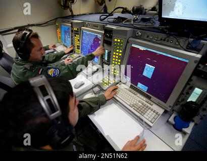 TheE-3A Awacs Component crew of a NATO AWACS plane, Cemil Uysal Senior ...
