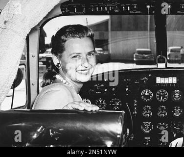 Jerrie Cobb of Oklahoma, first woman to undergo tests for space travel ...