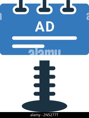Ad, board icon - Use for commercial purposes, print media, web or any ...
