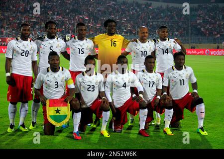 Ghana team poses for a team photo prior to the World Cup group D soccer ...